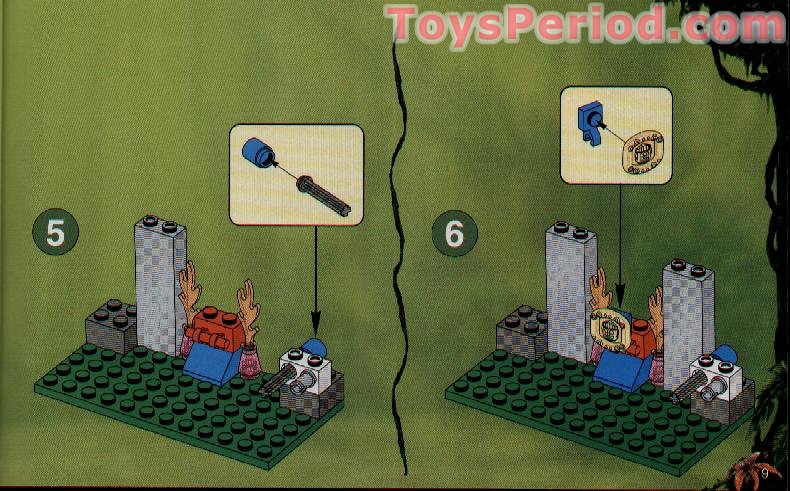 LEGO 5936 Spider's Secret Instructions and Parts List