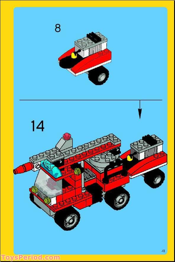 LEGO 5483 Ready, Steady, Build and Race Instructions and Parts List