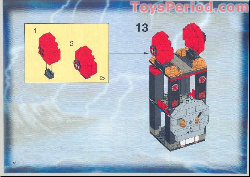LEGO 6776 Ogel Control Center Instructions and Parts List