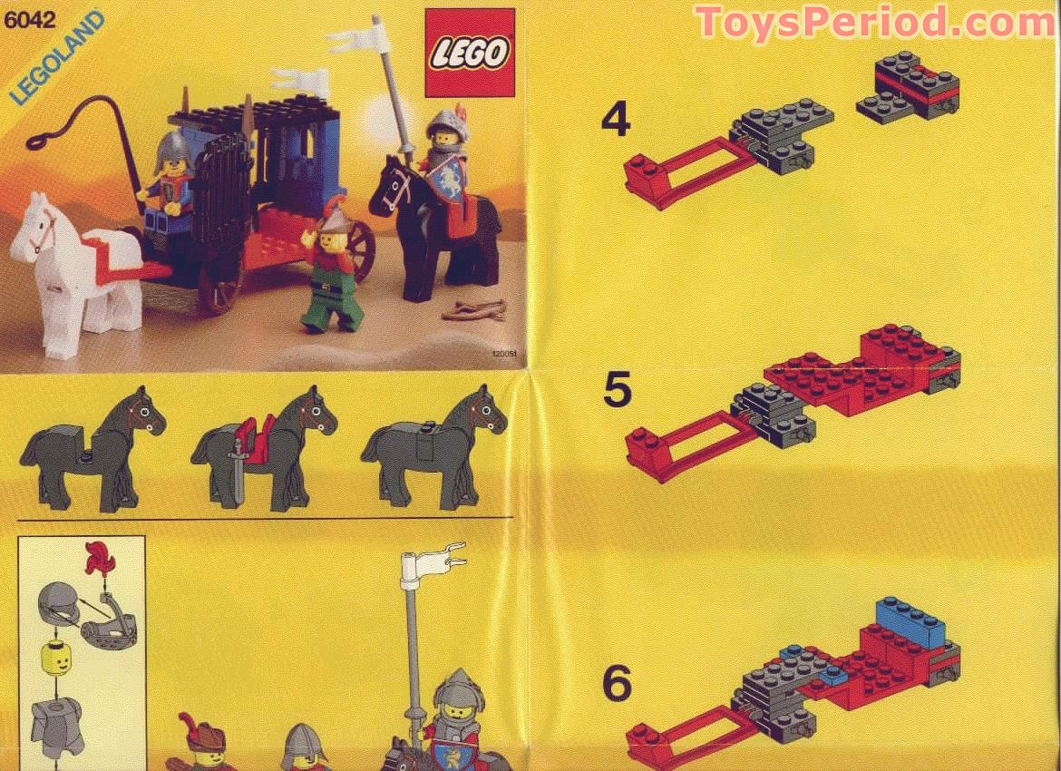 LEGO 6042 Dungeon Hunters Instructions and Parts List