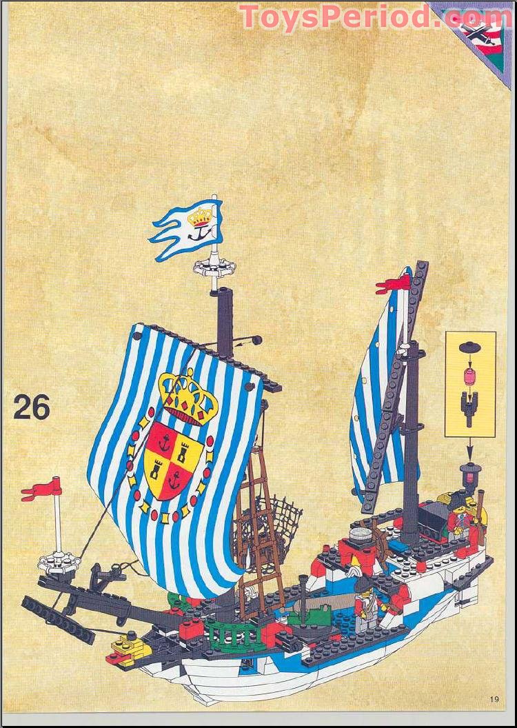 LEGO 6291 Armada Flagship Instructions and Parts List