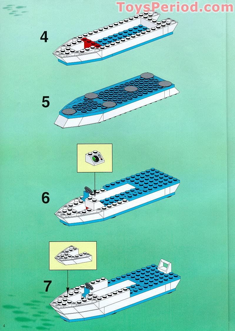 LEGO 6441 Deep Reef Refuge Instructions and Parts List