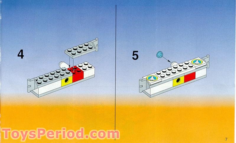LEGO 6455 Space Simulation Station Instructions and Parts List