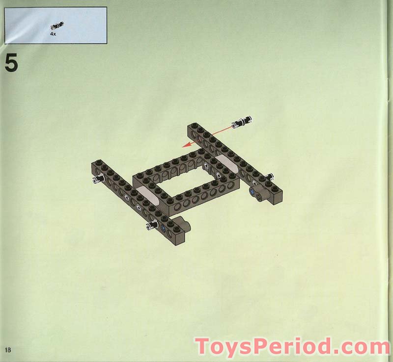 LEGO 7697 MT-51 Claw-Tank Ambush Instructions and Parts List