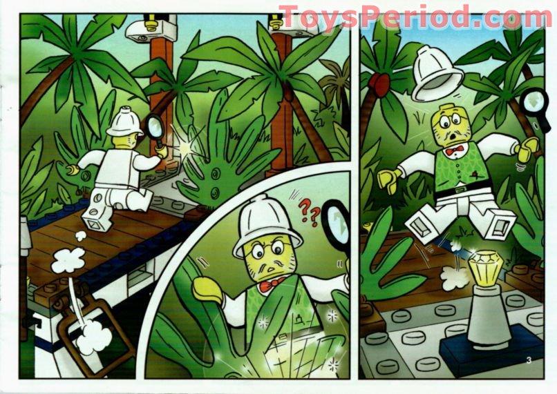 LEGO 7411 Tygurah's Roar Instructions and Parts List