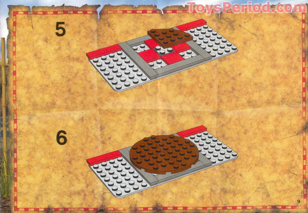 LEGO 7413 Passage of Jun-Chi Instructions and Parts List