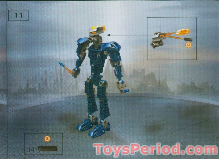 LEGO 8602 Toa Nokama Instructions and Parts List