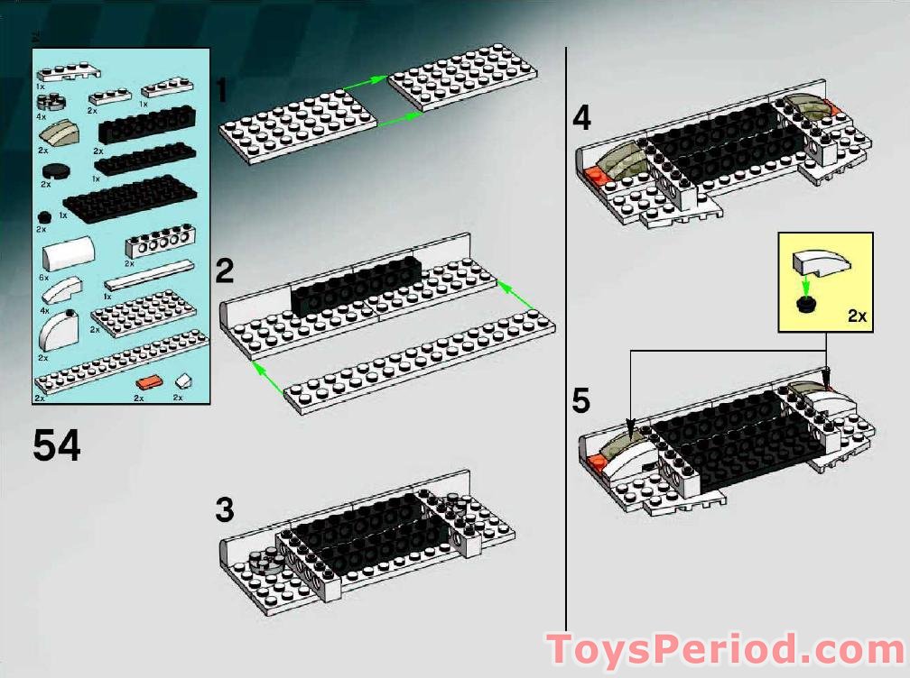 LEGO 8682 Nitro Intimidator Instructions and Parts List