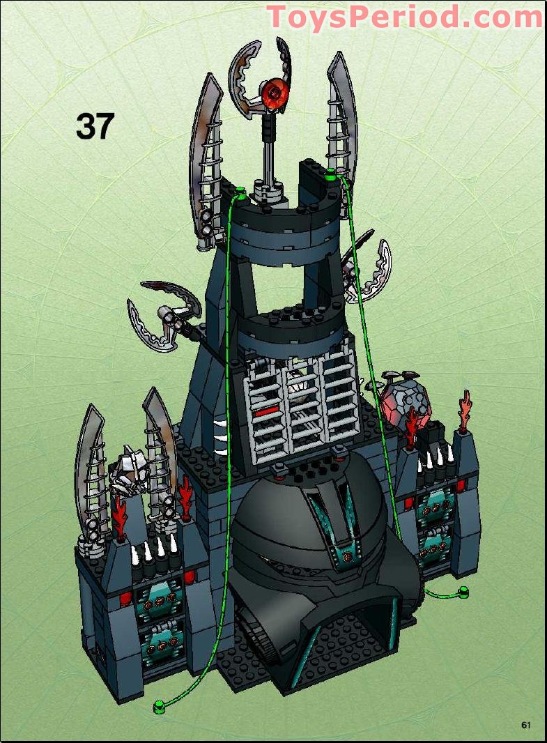LEGO 8758 Tower of Toa Instructions and Parts List