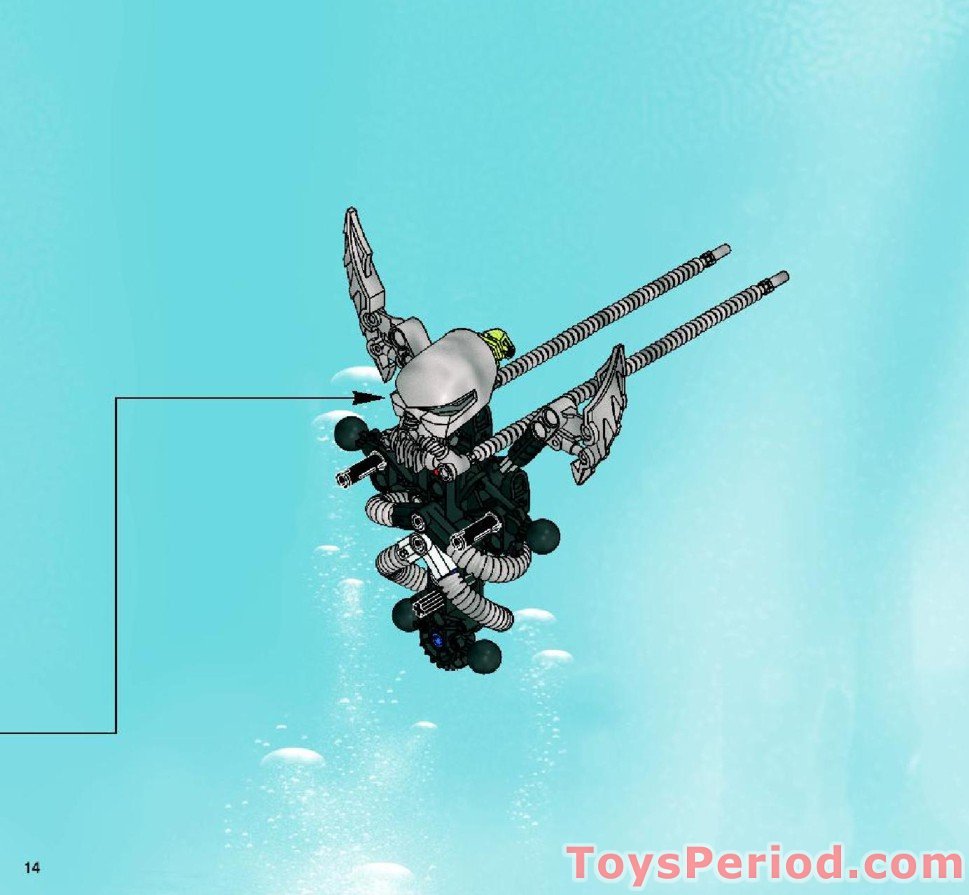 LEGO 8923 Hydraxon Instructions and Parts List