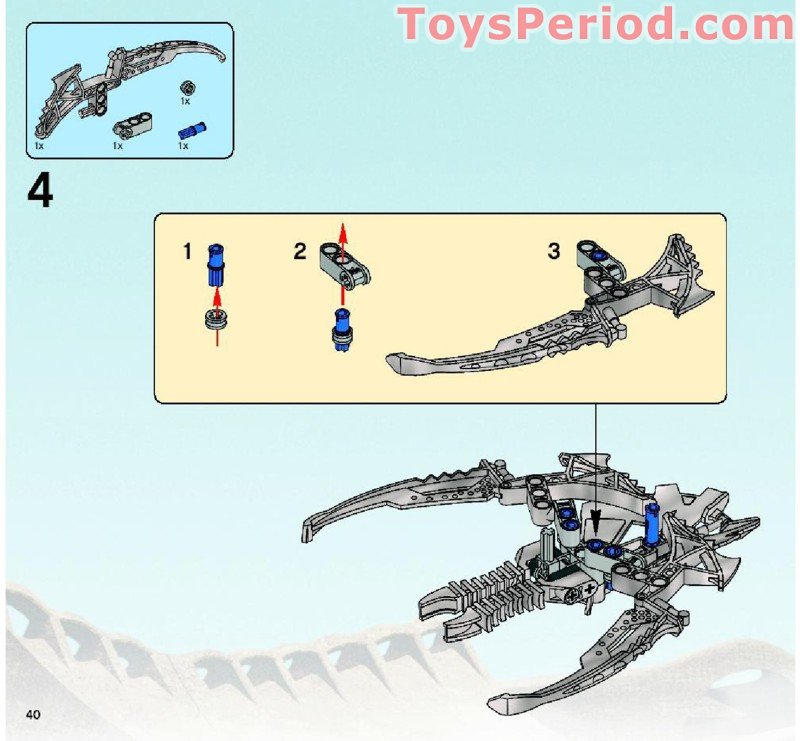 LEGO 8998 Toa Mata Nui Instructions and Parts List