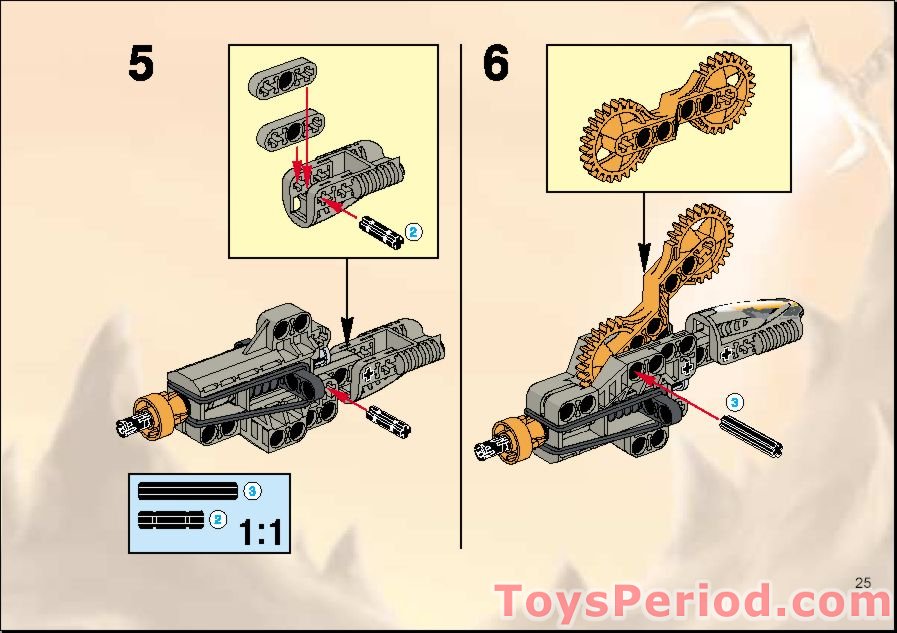 LEGO 8516 The Boss Instructions and Parts List