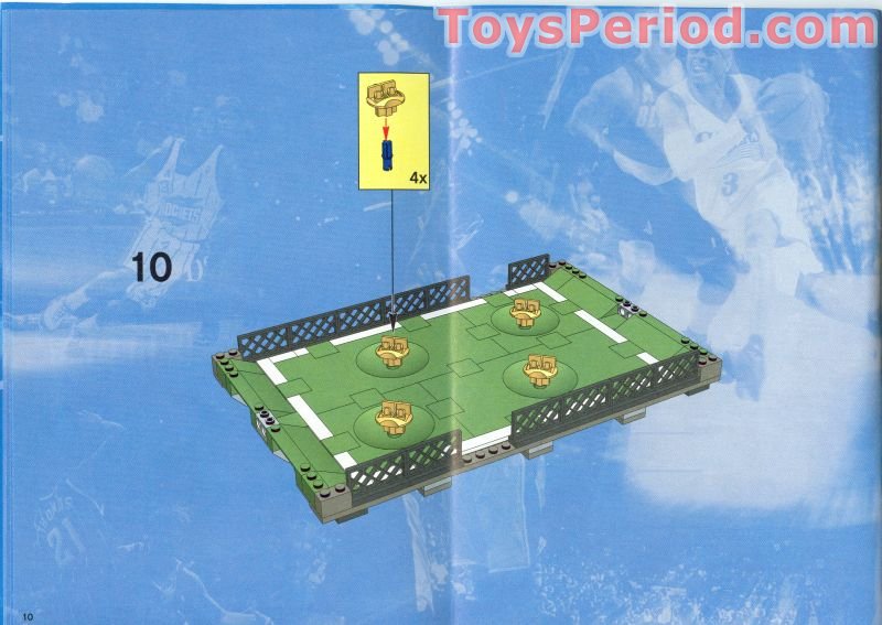 LEGO 3431 Streetball 2 vs 2 Instructions and Parts List