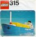 LEGO 315-2 Container Transport Ship Instructions and Parts List