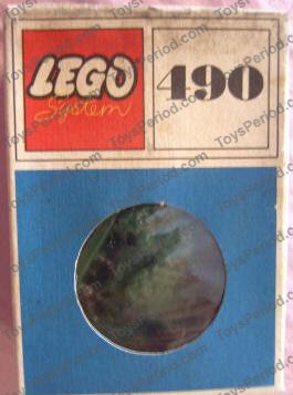 LEGO 490-2 Trees and Bushes Set Parts List