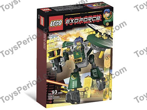 LEGO 8100 Cyclone Defender Instructions and Parts List