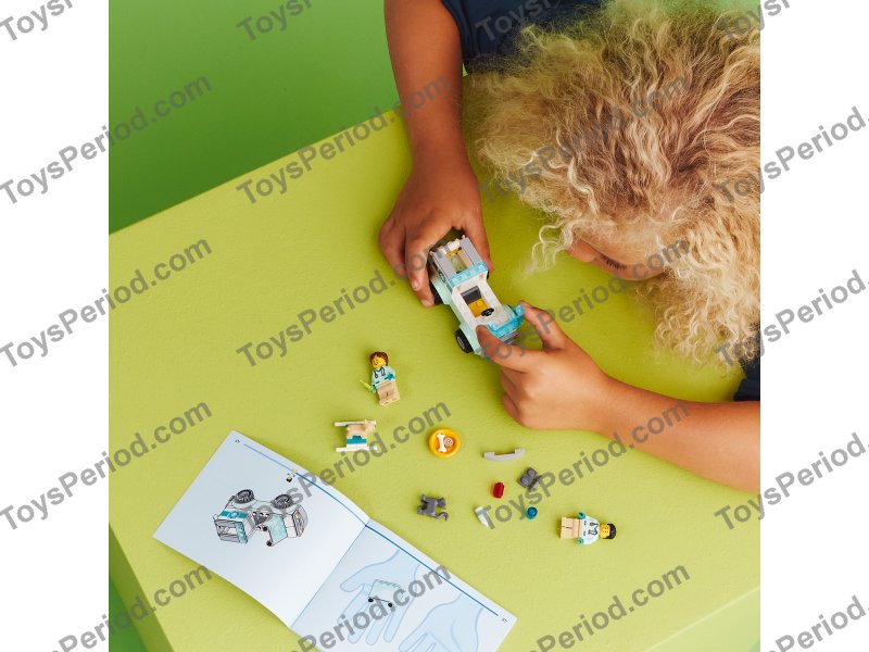 LEGO 60382 Vet Van Rescue Set Parts List