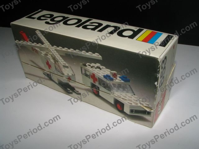 LEGO 653-1 Ambulance and Helicopter Instructions and Parts List