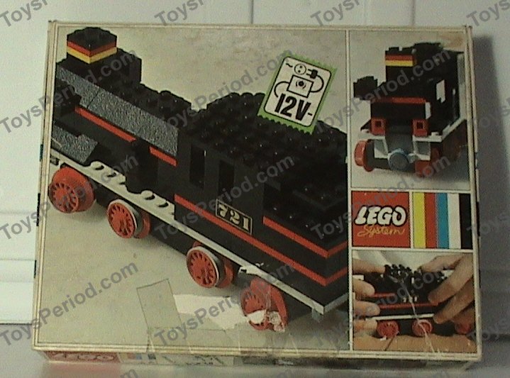 LEGO 721 Steam Locomotive Instructions and Parts List