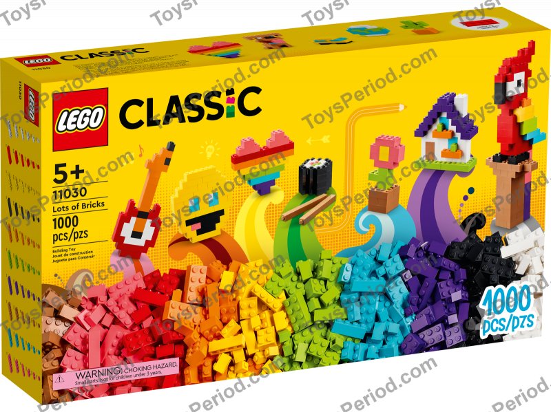 LEGO 11030 Lots of Bricks Set Parts List