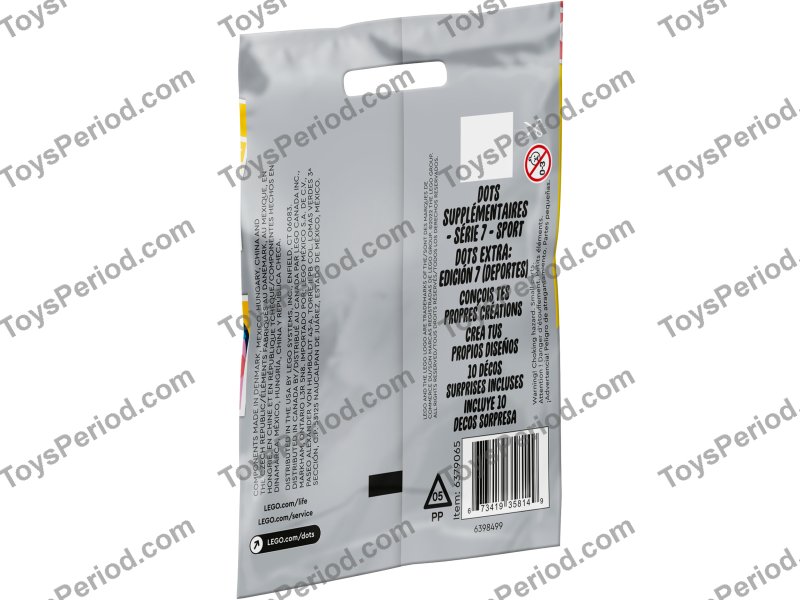 LEGO 41958 Extra Dots Series 7 - Sport Set Parts List