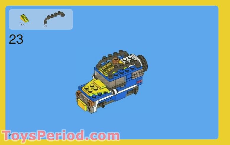 LEGO 5765 Transport Truck Instructions and Parts List