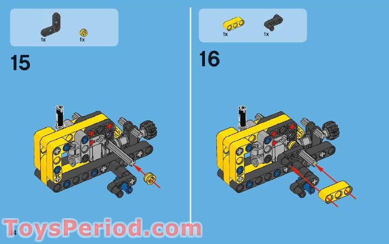 LEGO 9391 Crawler Crane Instructions and Parts List
