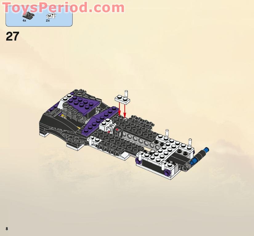 LEGO 2506 Skull Truck Instructions and Parts List
