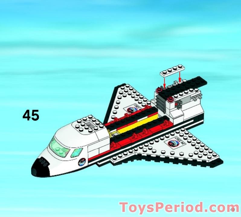 LEGO 3367 Space Shuttle Instructions and Parts List