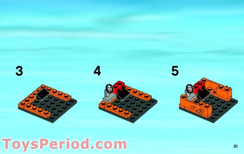 LEGO 4434 Tipper Truck Instructions and Parts List