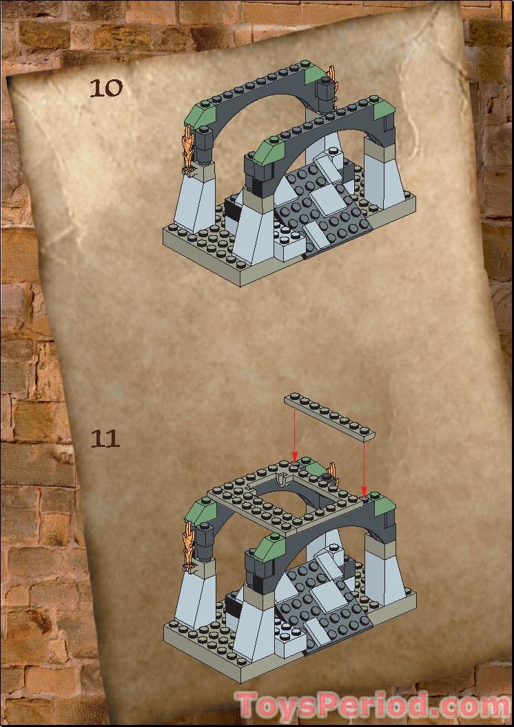 LEGO 4730 Chamber of Secrets Instructions and Parts List