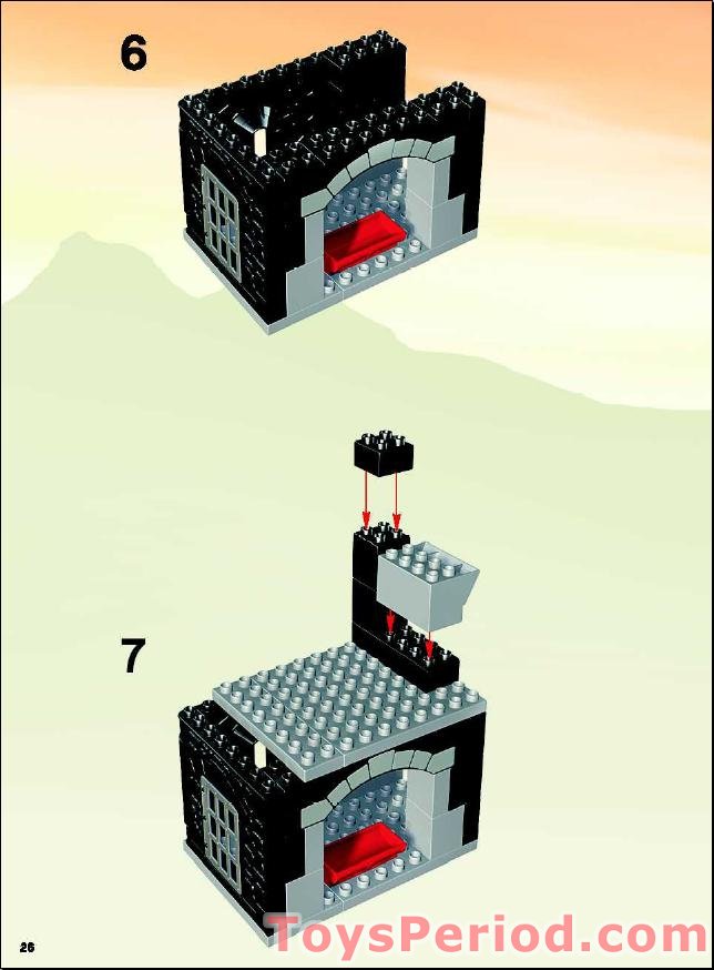 LEGO 4785 Black Castle Instructions and Parts List
