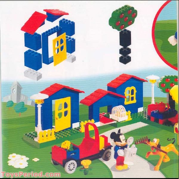 LEGO 4167 Mickey's Mansion Instructions and Parts List