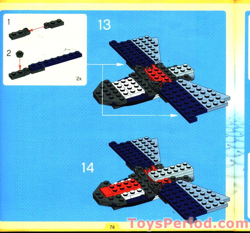 LEGO 4506 Deep Sea Predators Instructions and Parts List