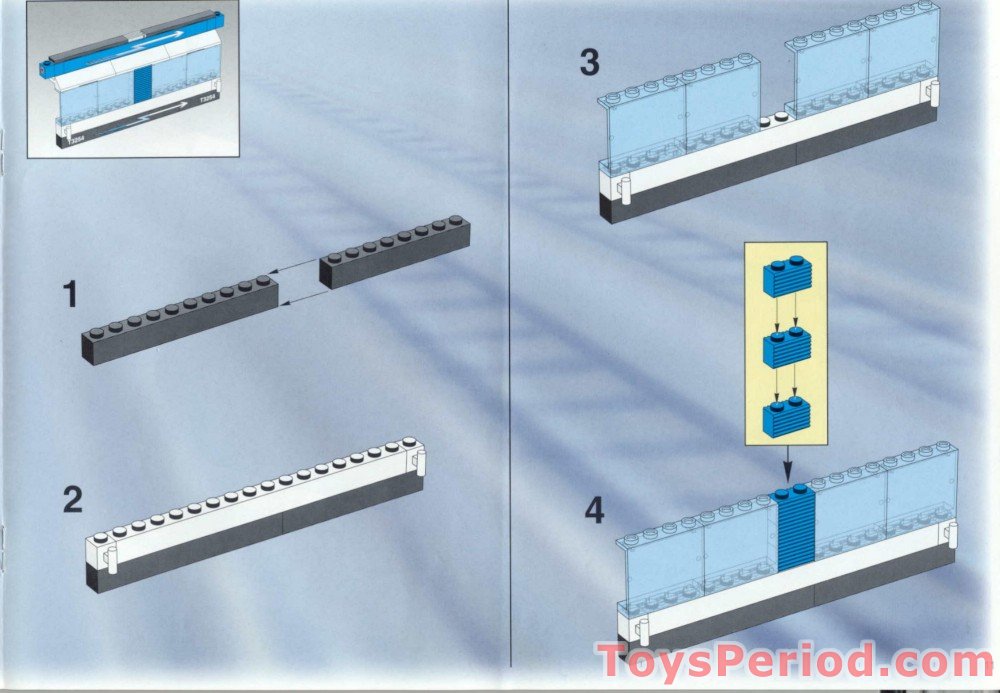 LEGO 4560 Railway Express Instructions and Parts List