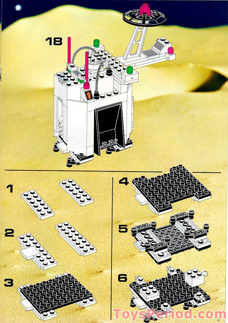 LEGO 6783 Sonar Transmitting Cruiser Instructions and Parts List
