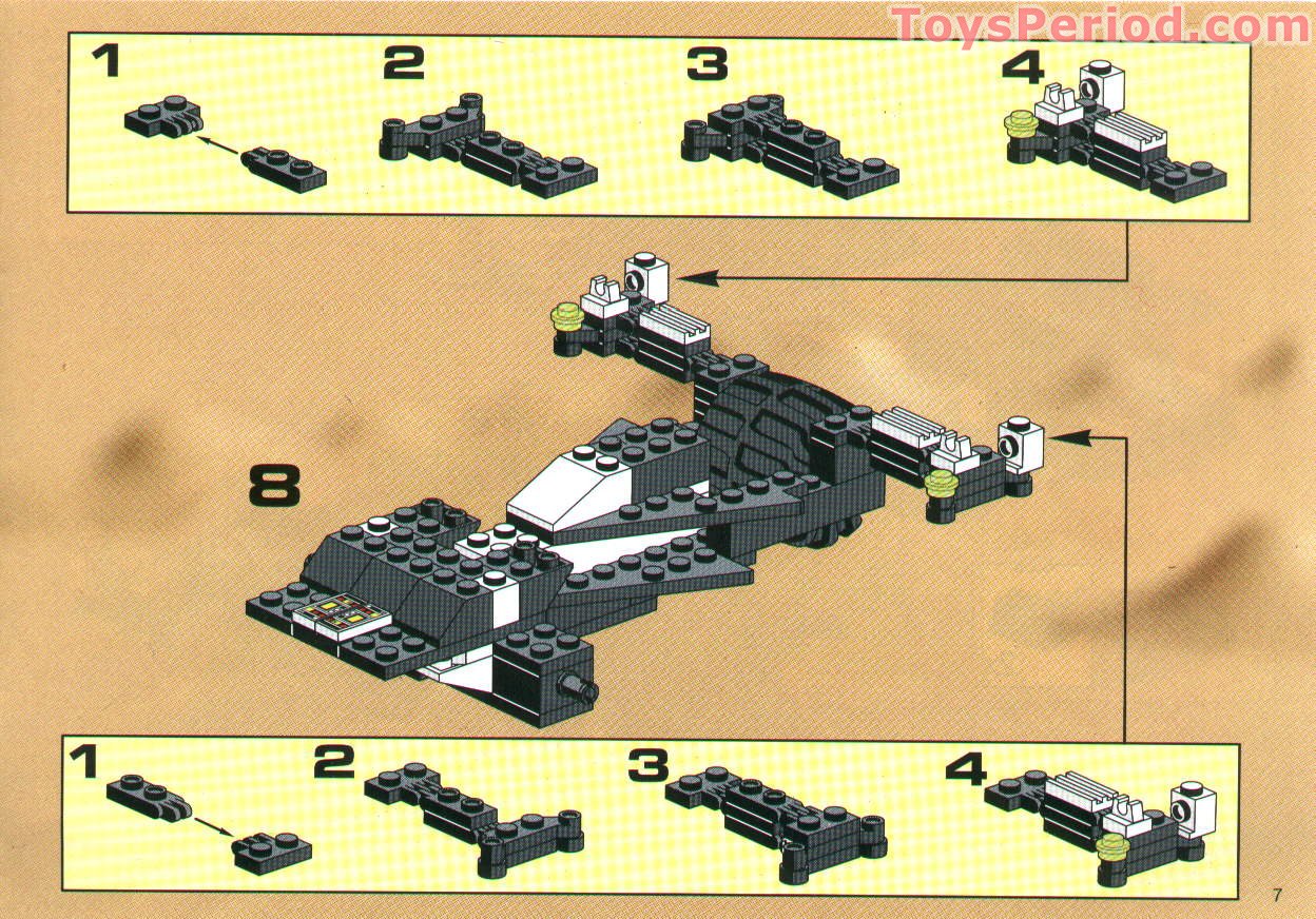 LEGO 6861-2 Blacktron Super Vehicle (Super Model Instructions ...