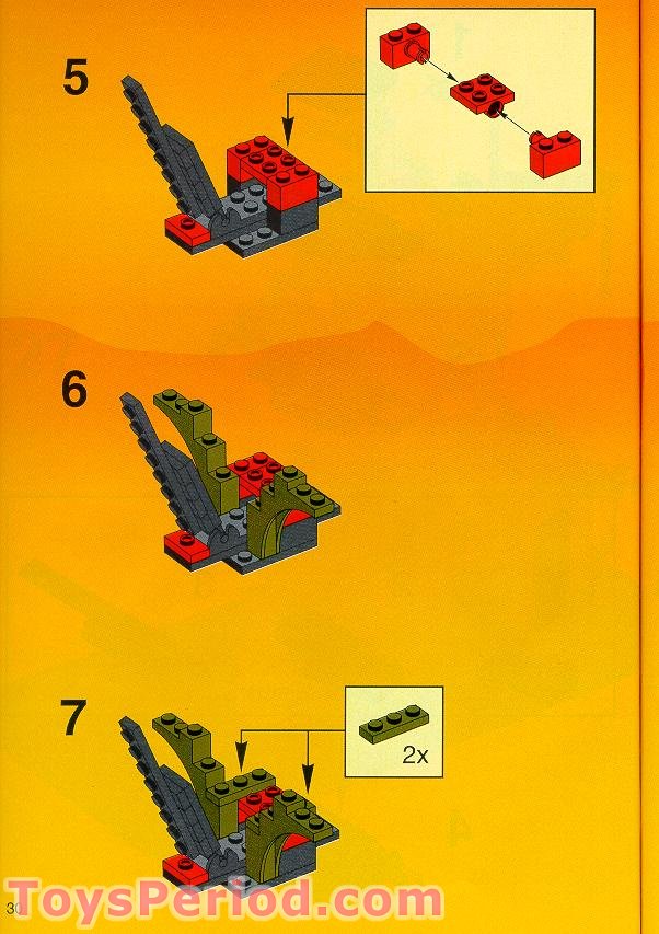 LEGO 6046 Hemlock Stronghold Instructions and Parts List