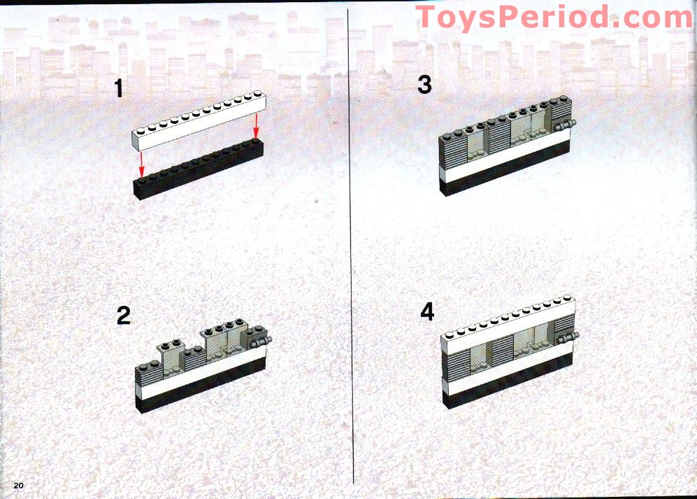 LEGO 7034 Surveillance Truck Instructions and Parts List
