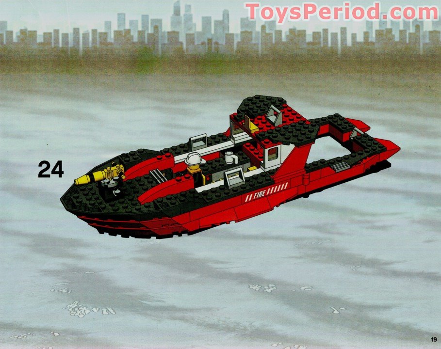LEGO 7046 Fire Command Craft Set Parts Inventory and Instructions ...