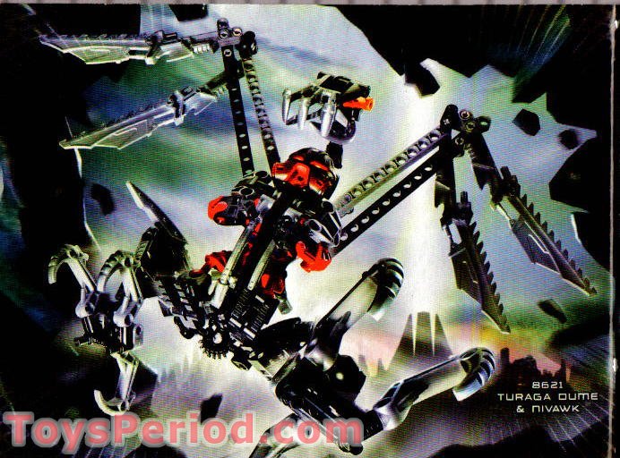 LEGO 8618-1 Vahki Rorzakh Instructions and Parts List