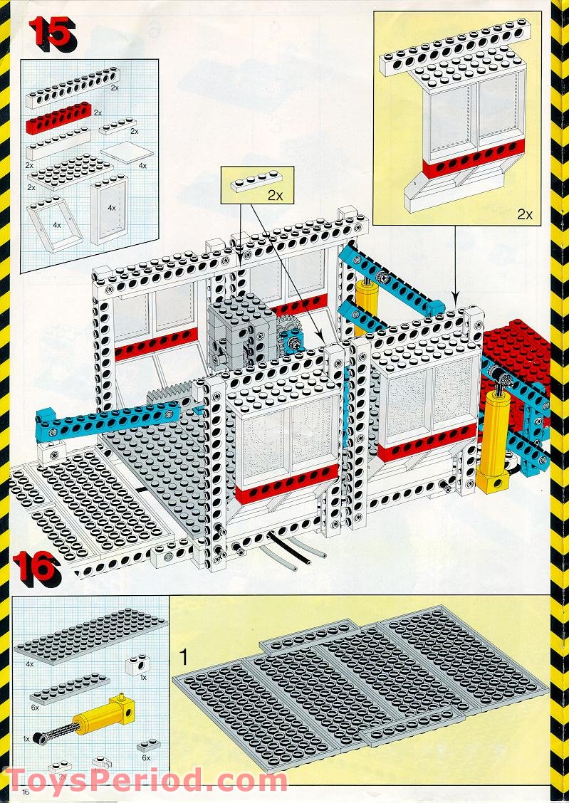 LEGO 8680 Arctic Rescue Base Instructions and Parts List