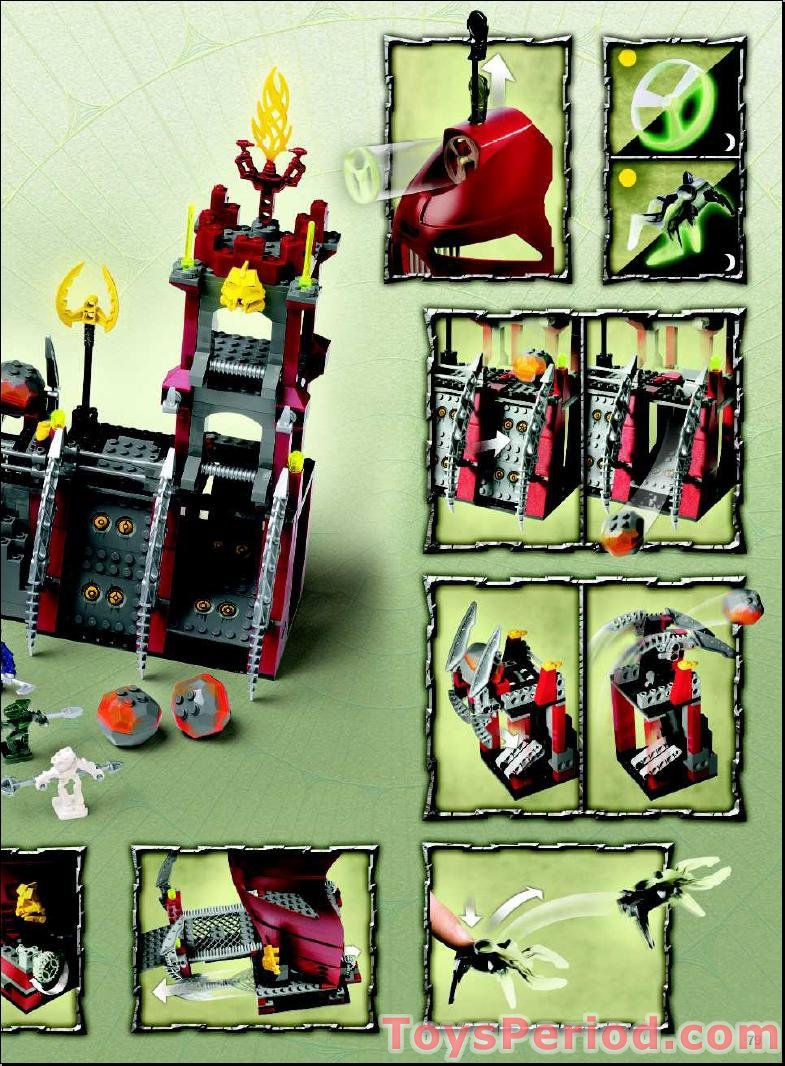 LEGO 8759 Battle of Metru Nui Instructions and Parts List