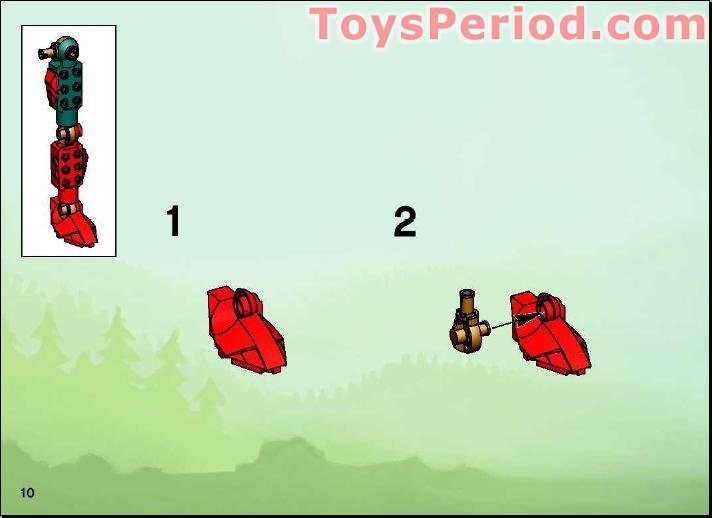 LEGO 8785-1 Santis (USA Version with 3 Cards) Instructions and Parts List