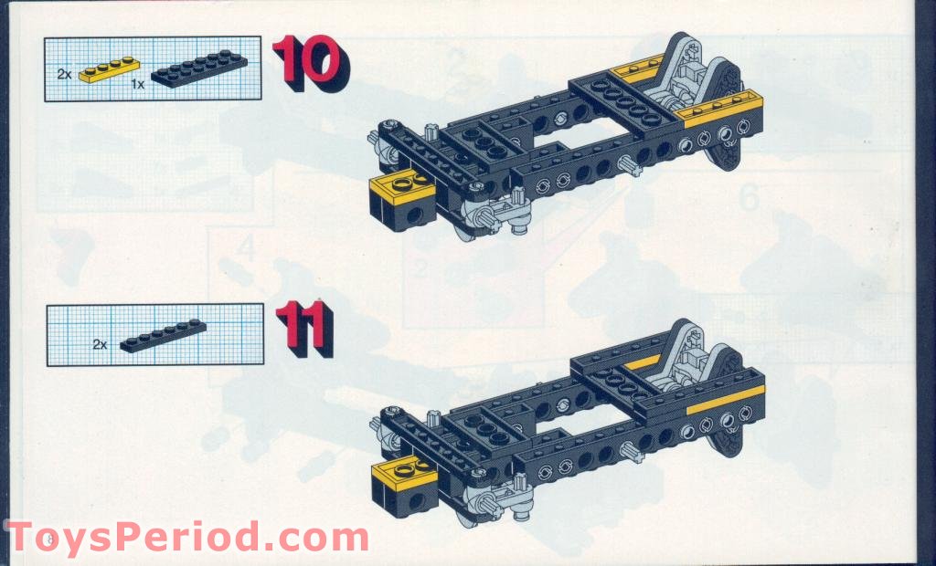 LEGO 8818 Baja Blaster Instructions and Parts List
