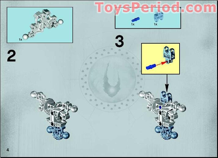 LEGO 8902 Vezok Instructions and Parts List