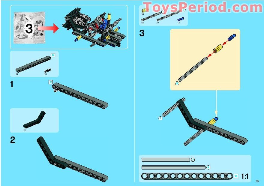 LEGO 8264 Hauler Instructions and Parts List