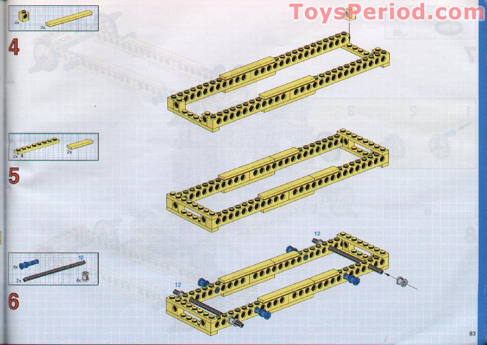 LEGO 8277 Giant Model Set Instructions and Parts List