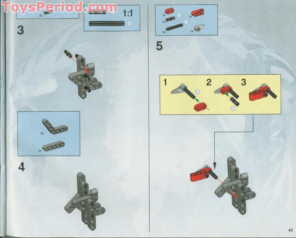 LEGO 8593 Makuta Instructions and Parts List