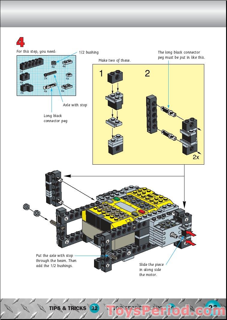 LEGO 9719 Robotics Invention System, Version 1.0 Instructions and Parts ...